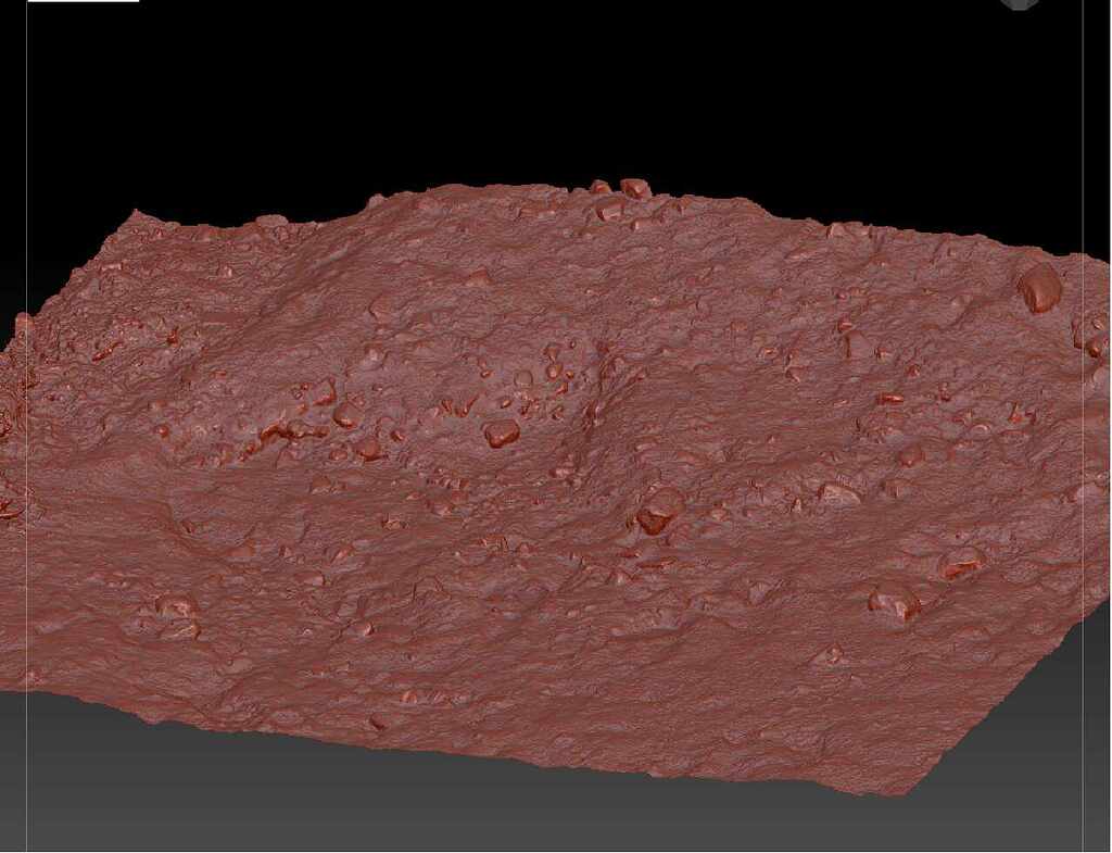 Create solid base from topographic photogrammetry model - ZBrushCentral