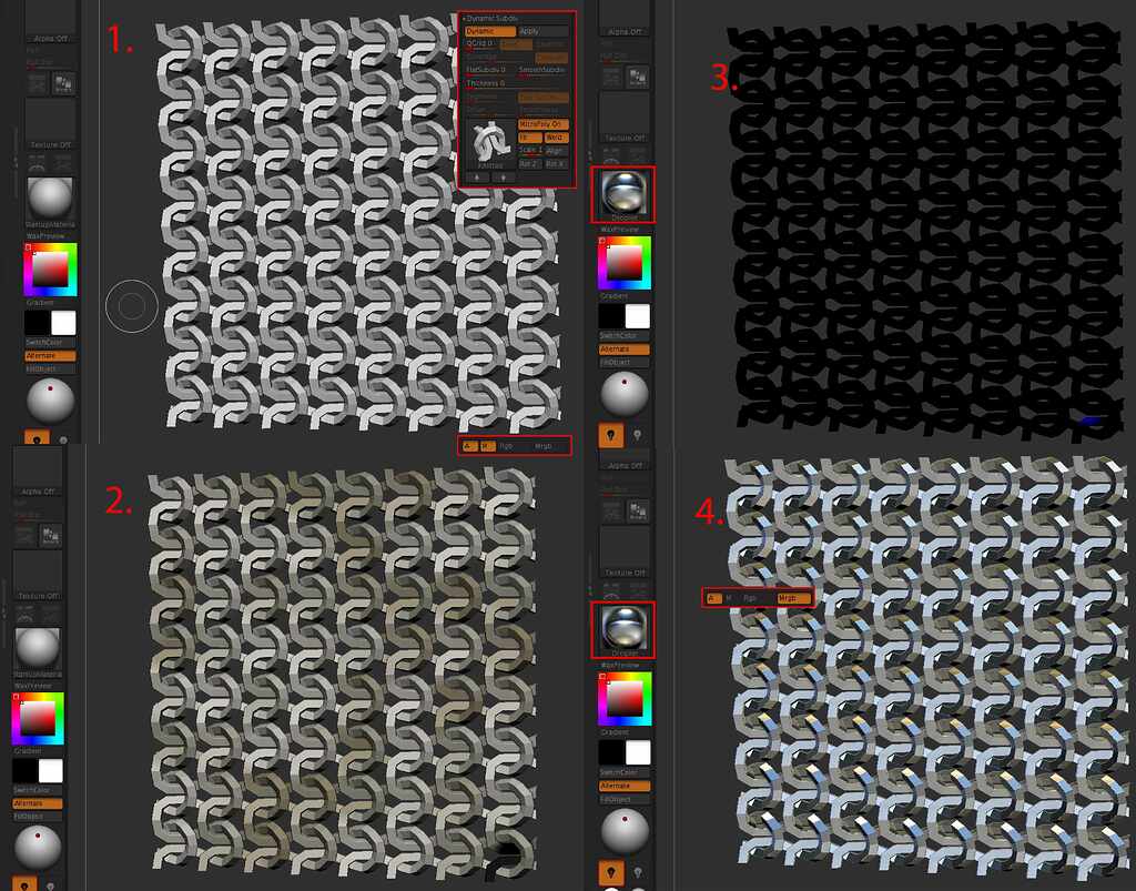 Micro Poly material behavior in 2021.6.4 (workaround) - ZBrushCentral