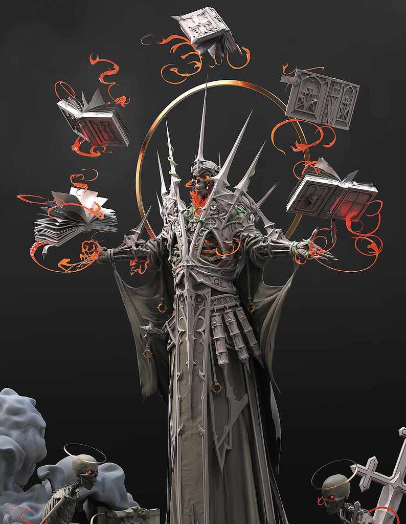 Lich overlord - ZBrushCentral