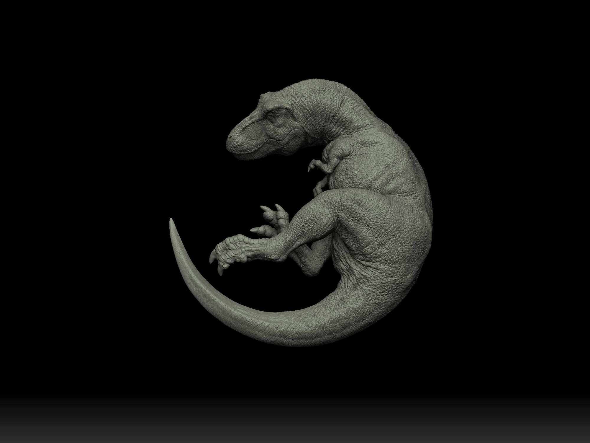 Sleeping T-rex - ZBrushCentral