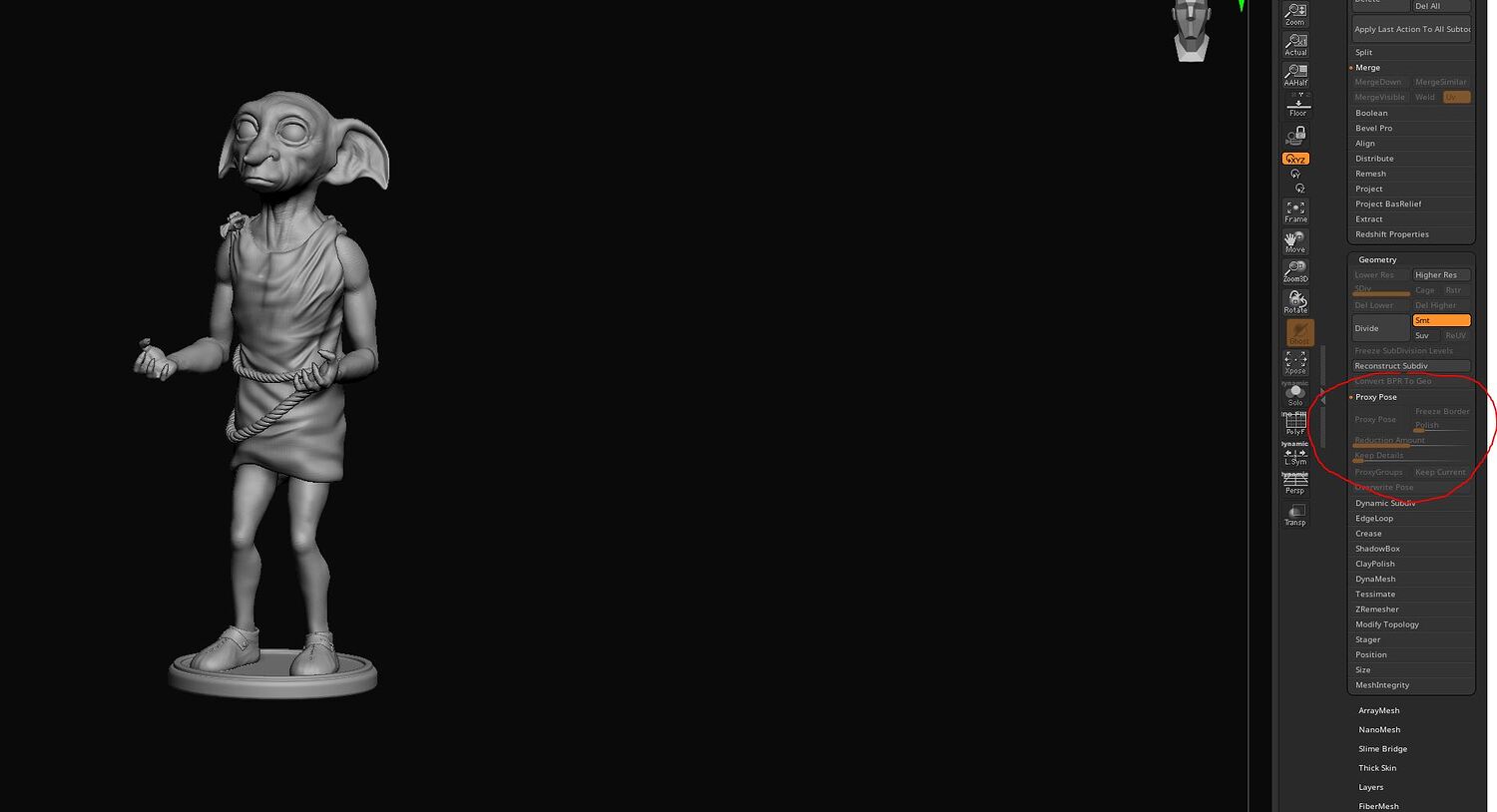 Proxy pose not active - ZBrushCentral