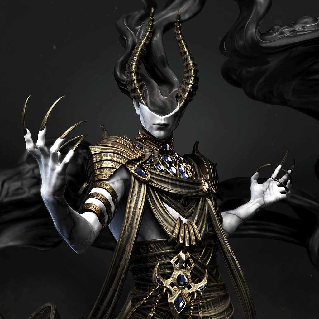 Ashiok, Weaver of nightmares - ZBrushCentral