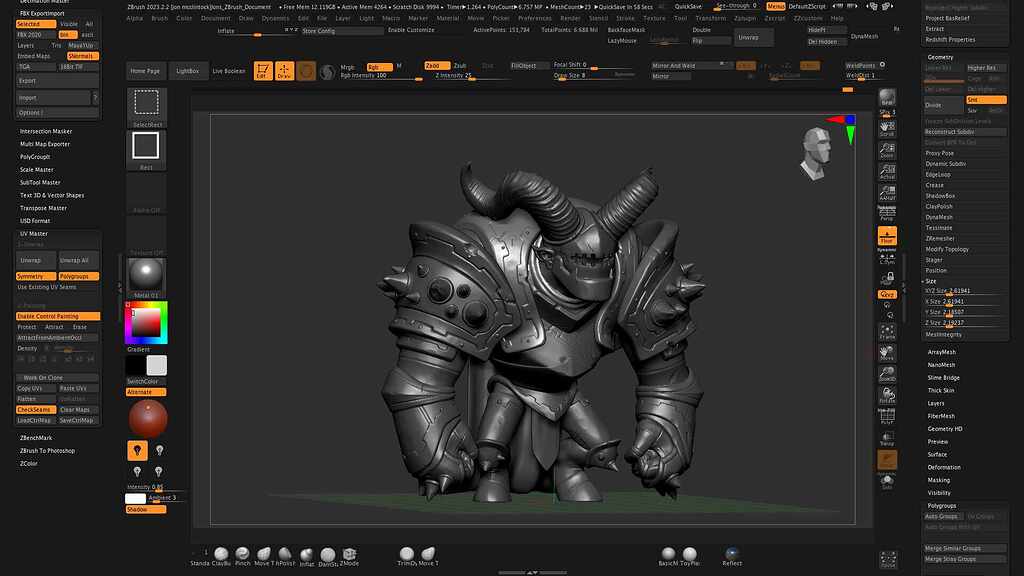 How do I change the origin of my subtool? - ZBrushCentral