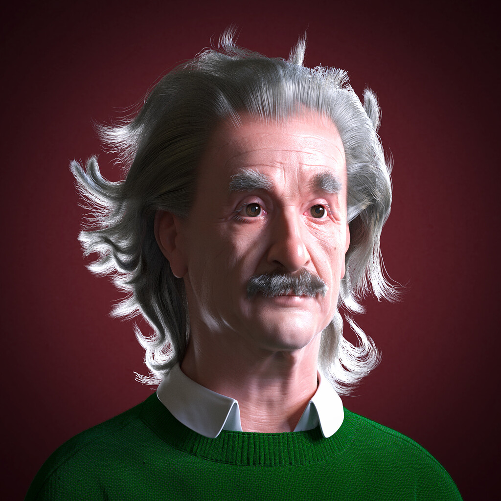 3d Einstein - ZBrushCentral