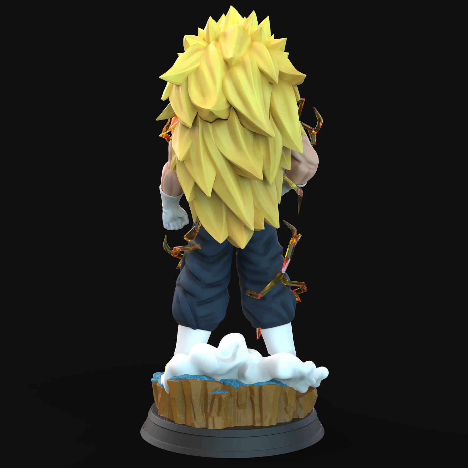 Vegito Custom - 1:6 Figure fan art private commission - ZBrushCentral