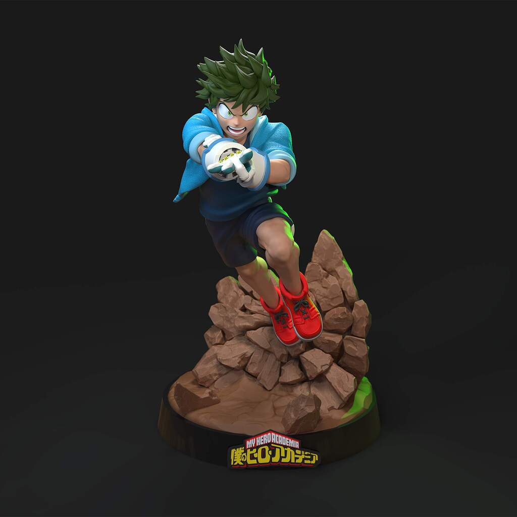 Deku - My hero academia - Final Render - ZBrushCentral