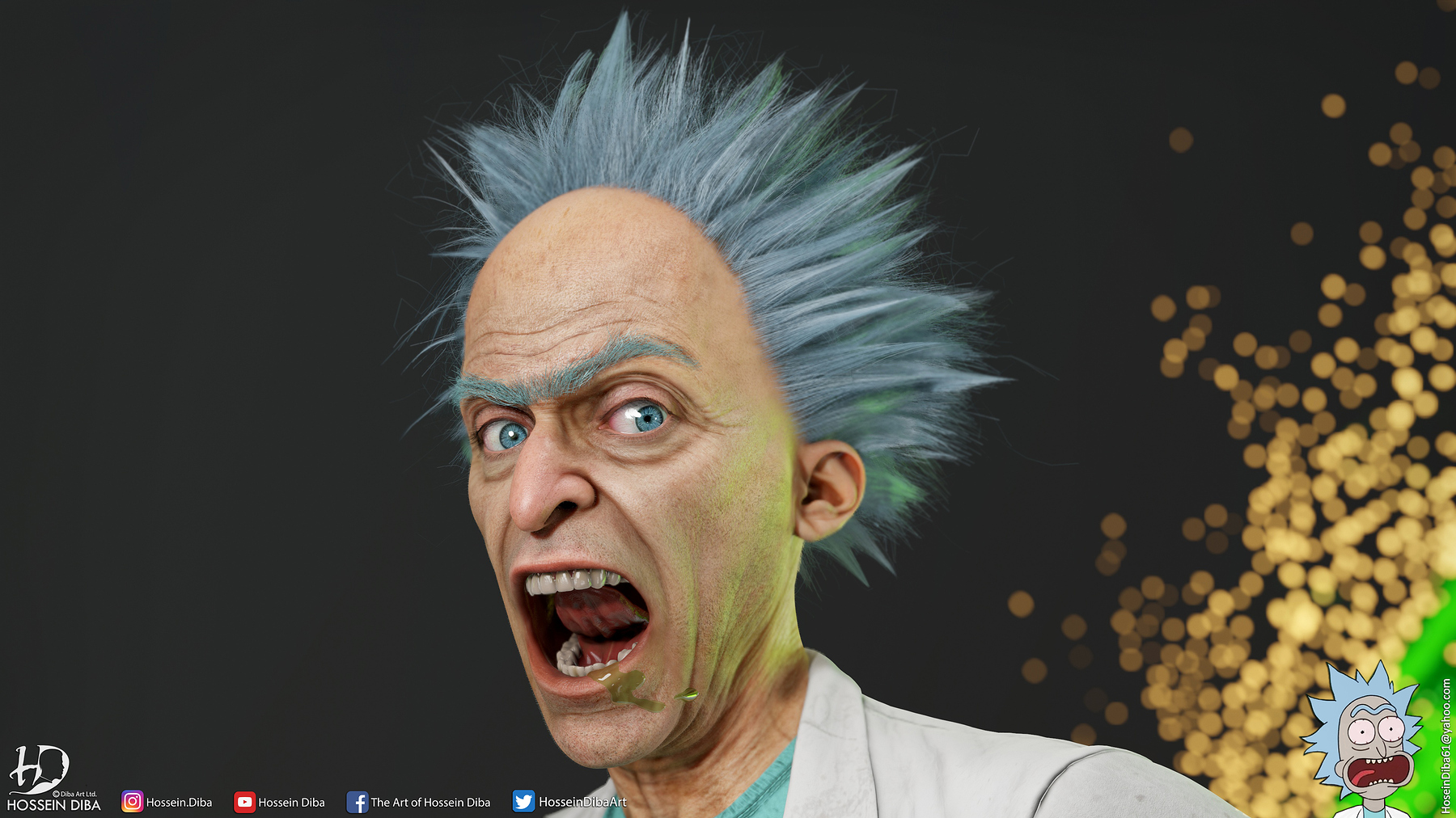 3D Model of Rick and Morty(Real time) - ZBrushCentral