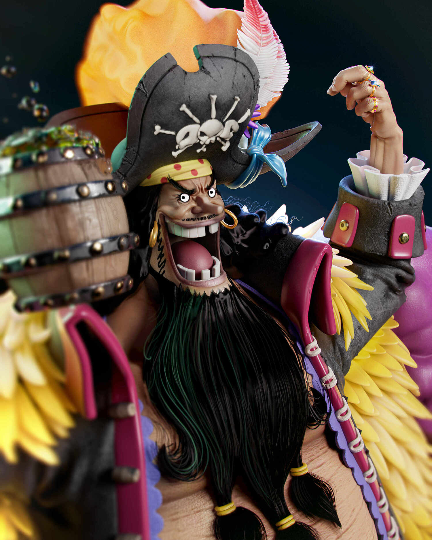 Marshall D. Teach - One Piece Art - ZBrushCentral