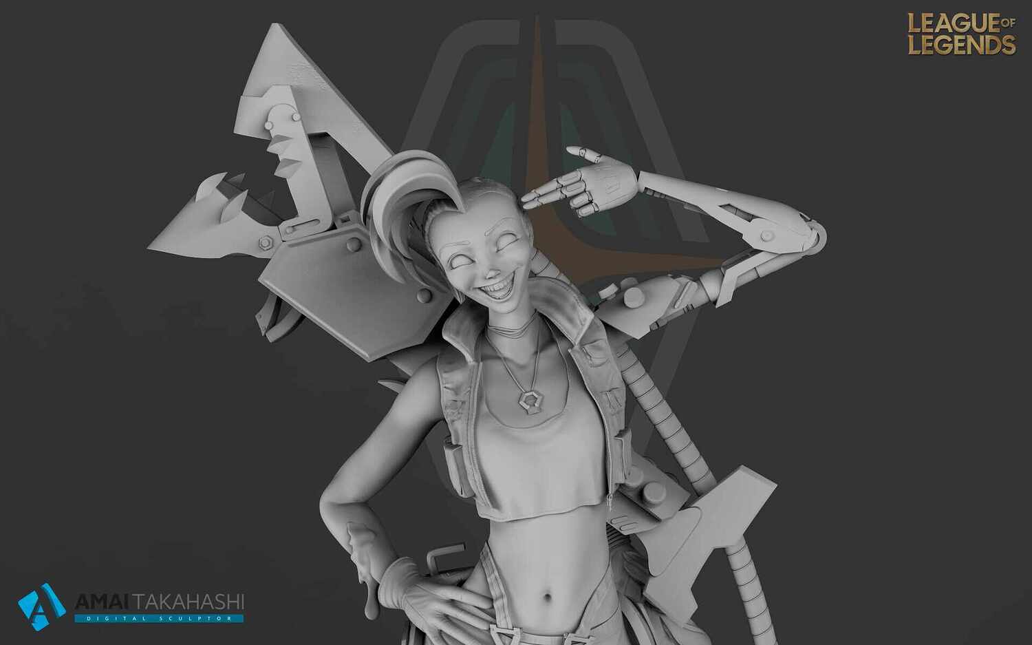 Jinx Odyssey Fanart LEAGUE OF LEGENDS - ZBrushCentral