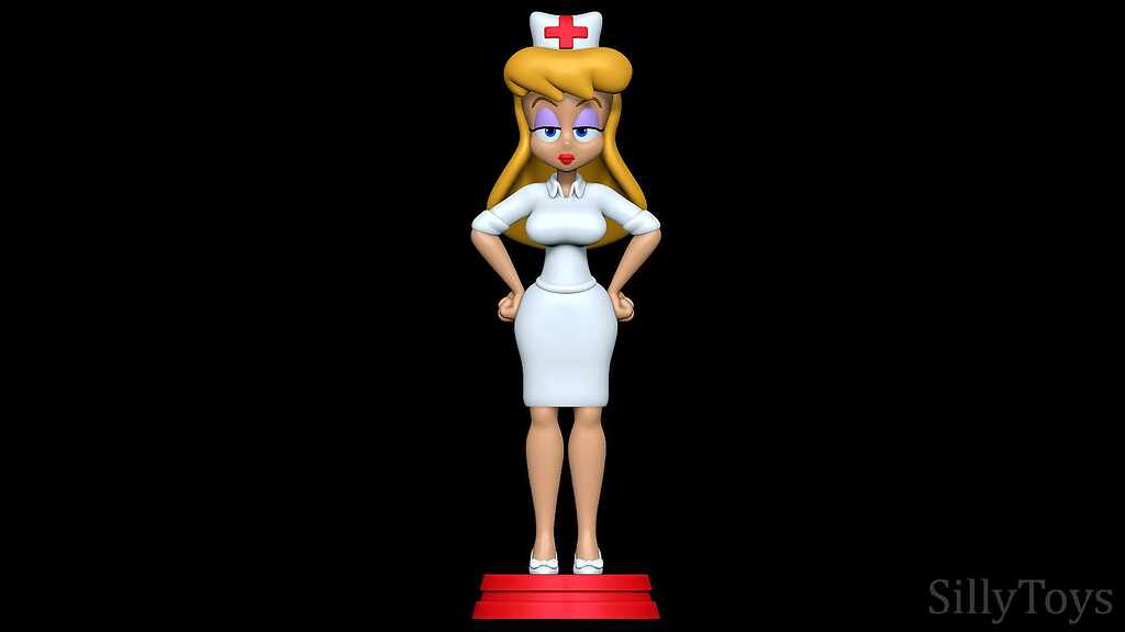 Hello Nurse - Animaniacs 3D print model - ZBrushCentral