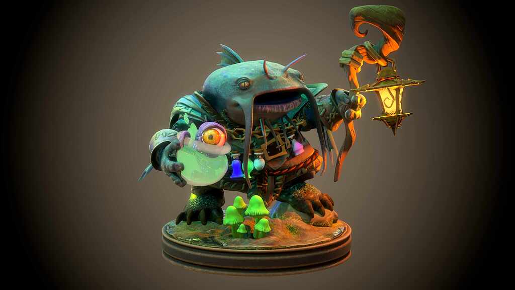 Catfish Wizard - ZBrushCentral