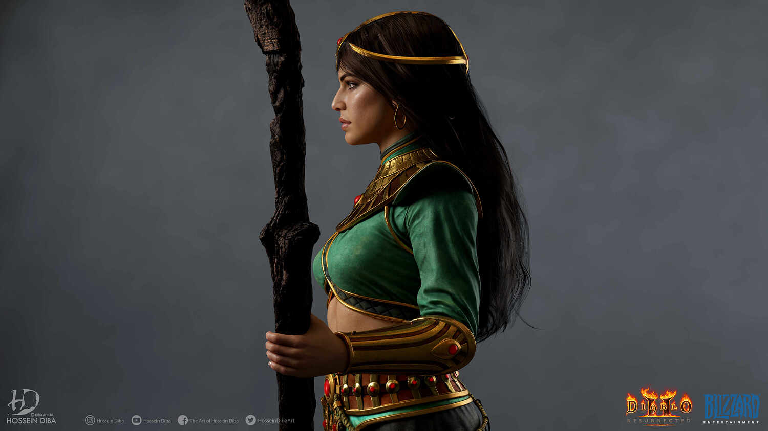 Diablo II: Resurrected Sorceress - ZBrushCentral