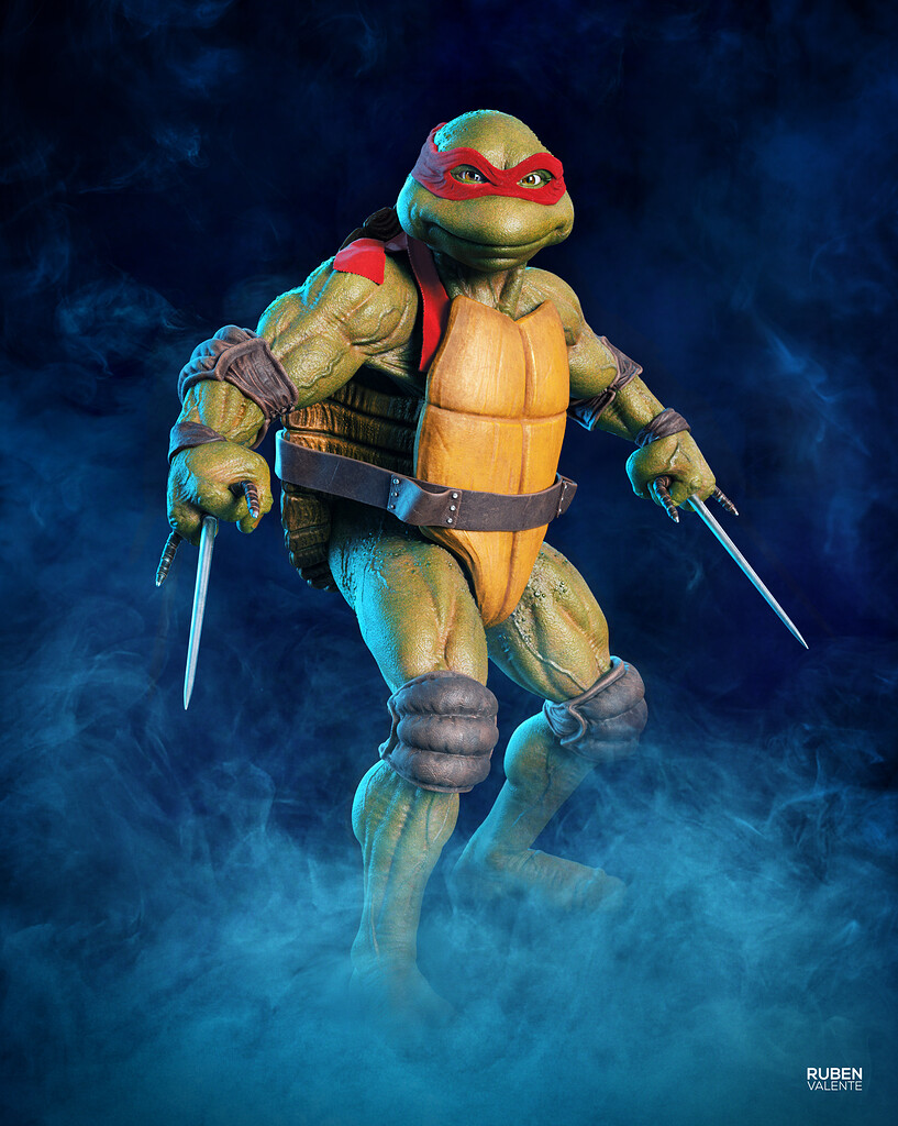 TMNT RAPHAEL - PORTRAIT - ZBrushCentral