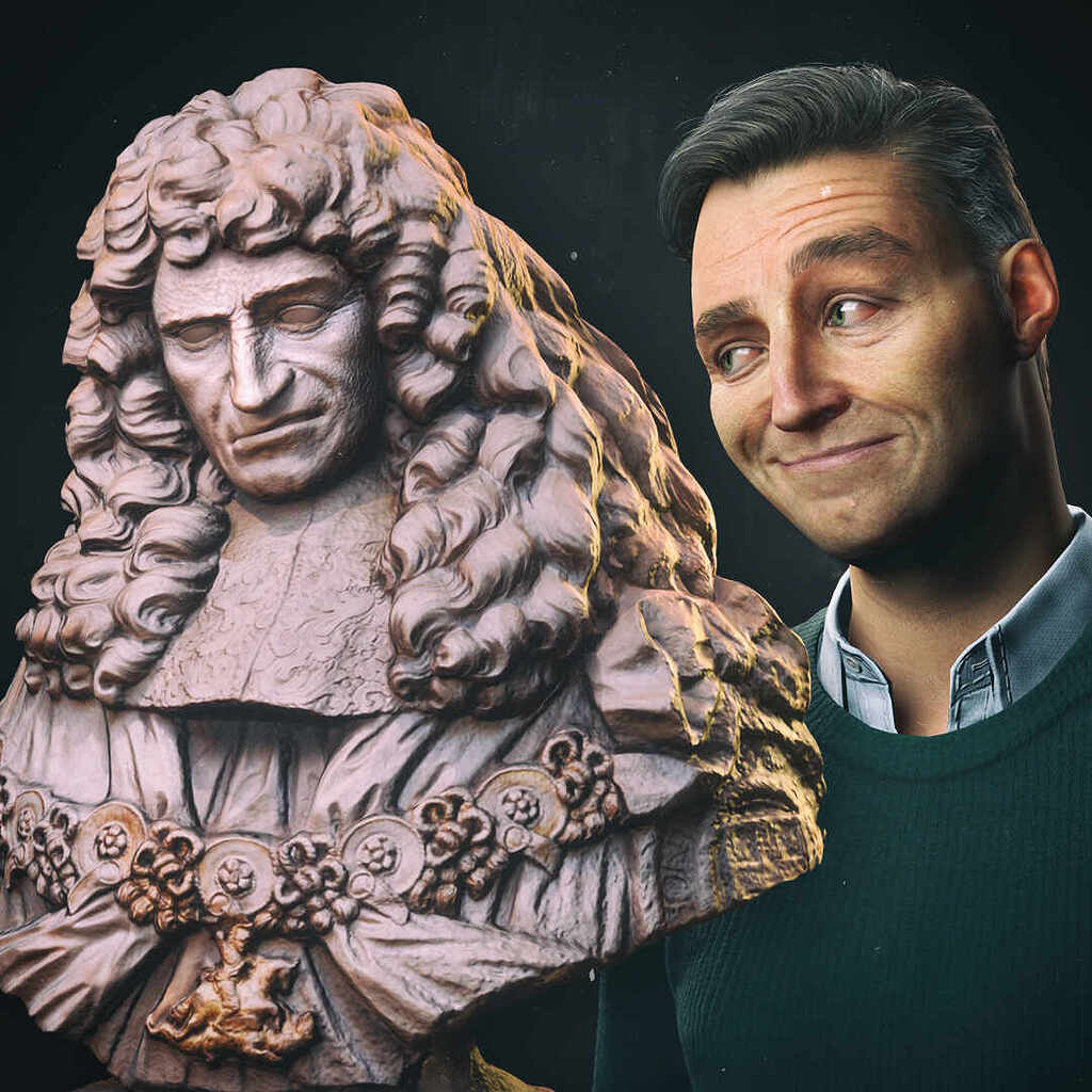 Talking British Museum Statue - ZBrushCentral