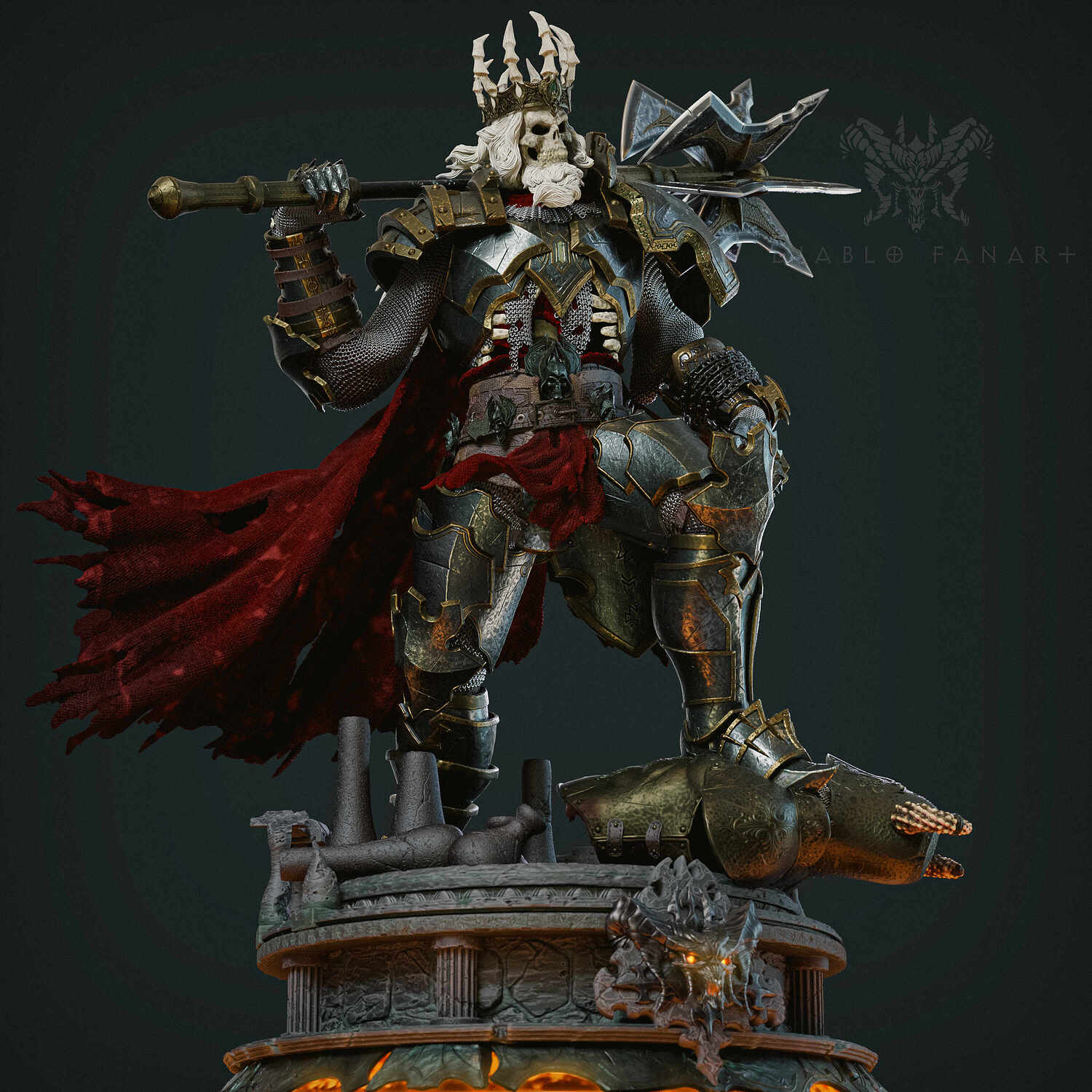 Leoric King - Lord of the Armies of Khanduras - ZBrushCentral