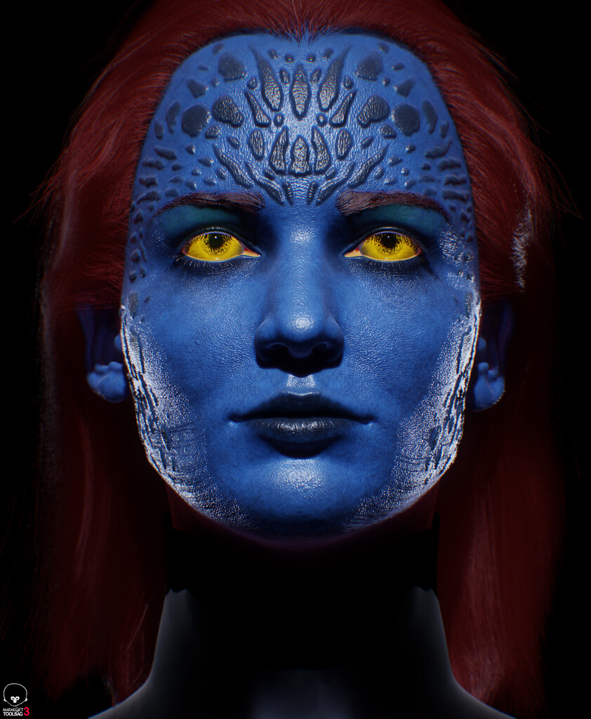 Mystique 3D Model - ZBrushCentral