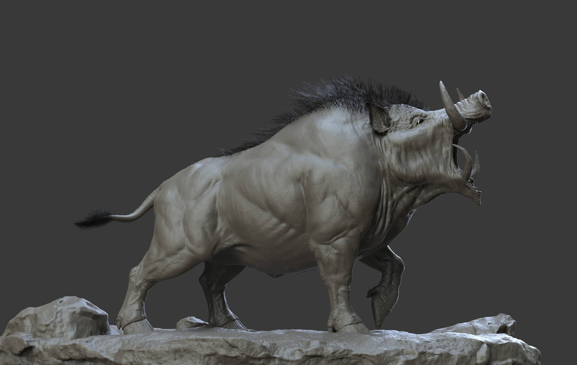 Wild Boar Anatomy Study - ZBrushCentral