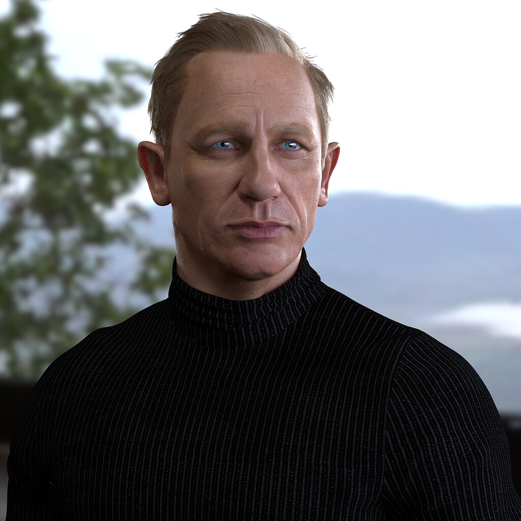 (Daniel Craig portrait ) - ZBrushCentral