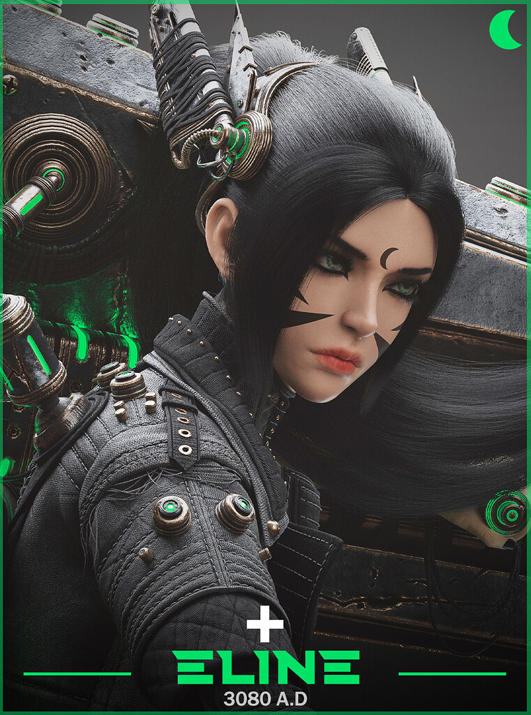 Eline - ☾ - 3080.AD - ZBrushCentral