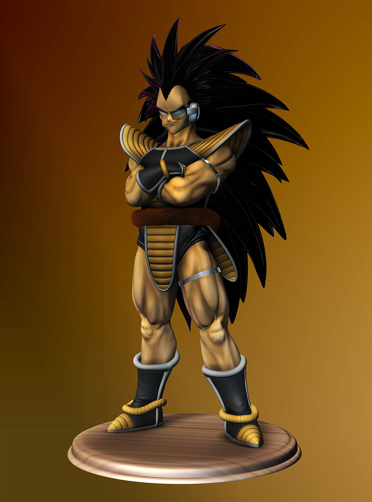 Raditz a Saiyan warrior - ZBrushCentral