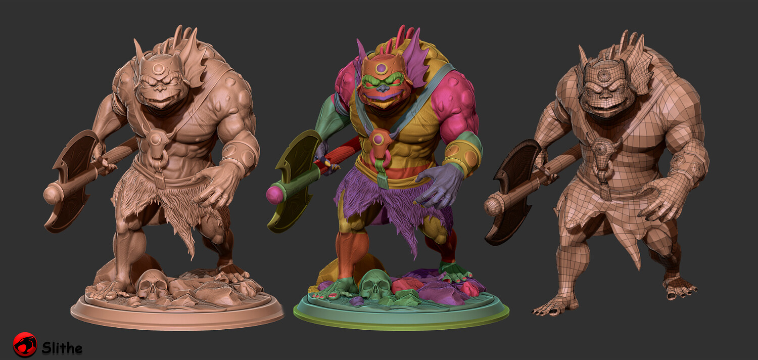 Slithe from ThunderCats - ZBrushCentral