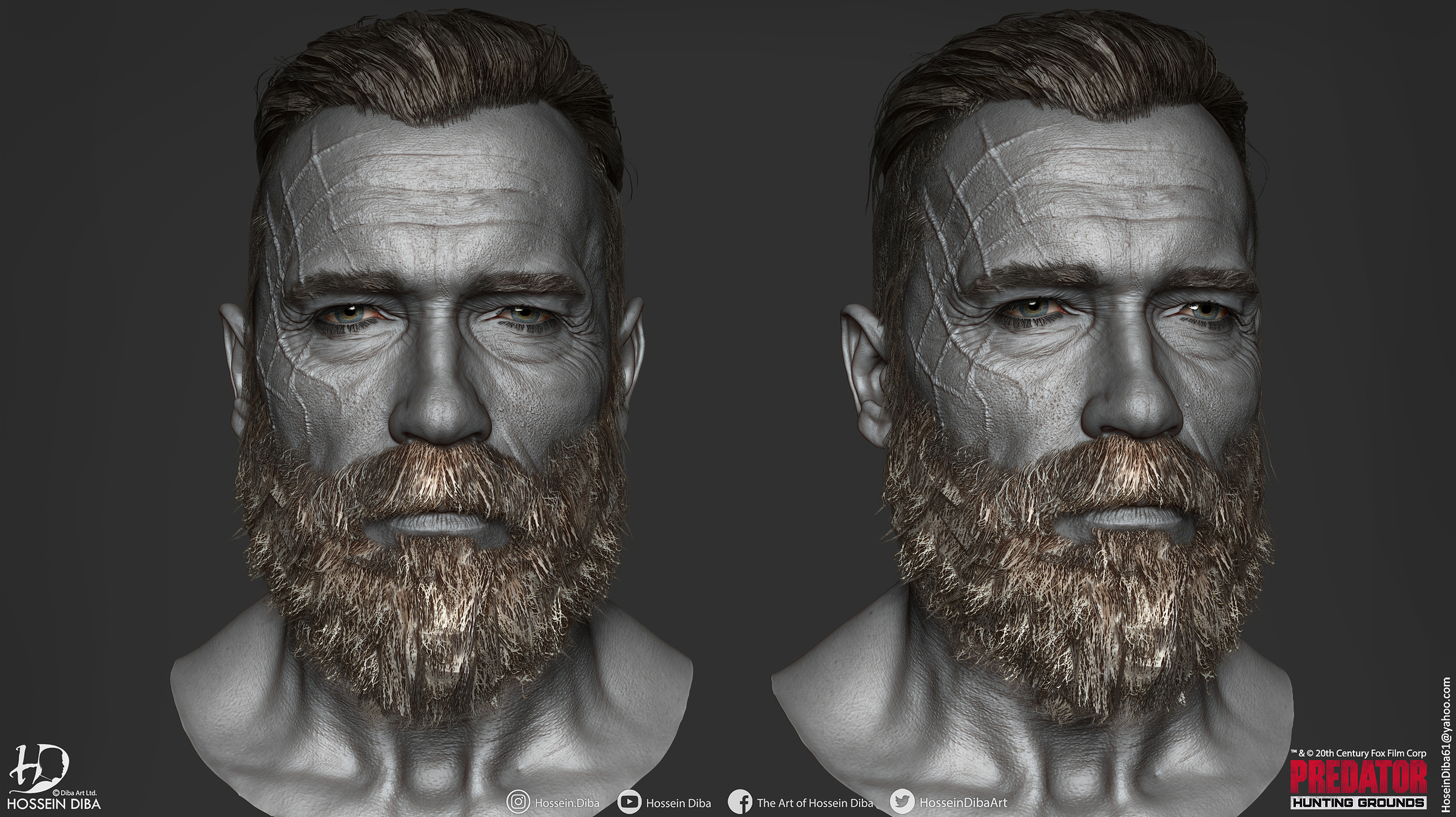 3D Model of Dutch 2025(Real time) - Predator: Hunting Grounds ...