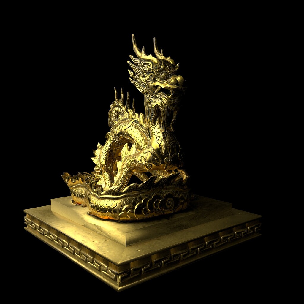 Dragon seal: Nguyen Dynasty - ZBrushCentral