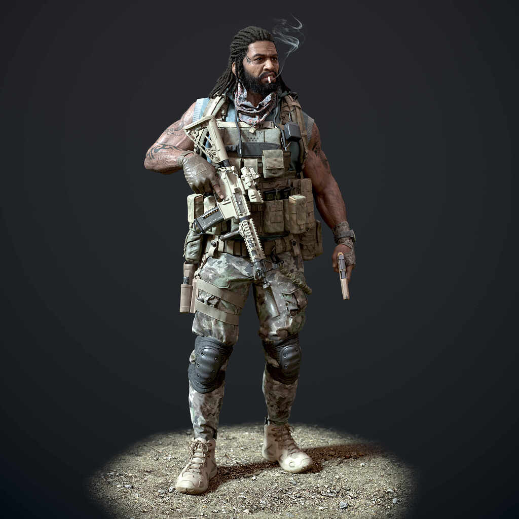 The Dreads Soldier - ZBrushCentral