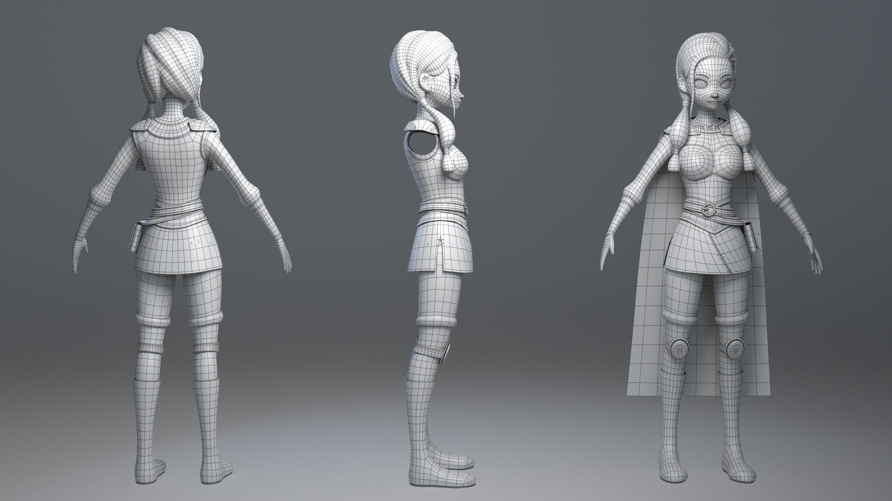 Kayla I Cartoon - ZBrushCentral