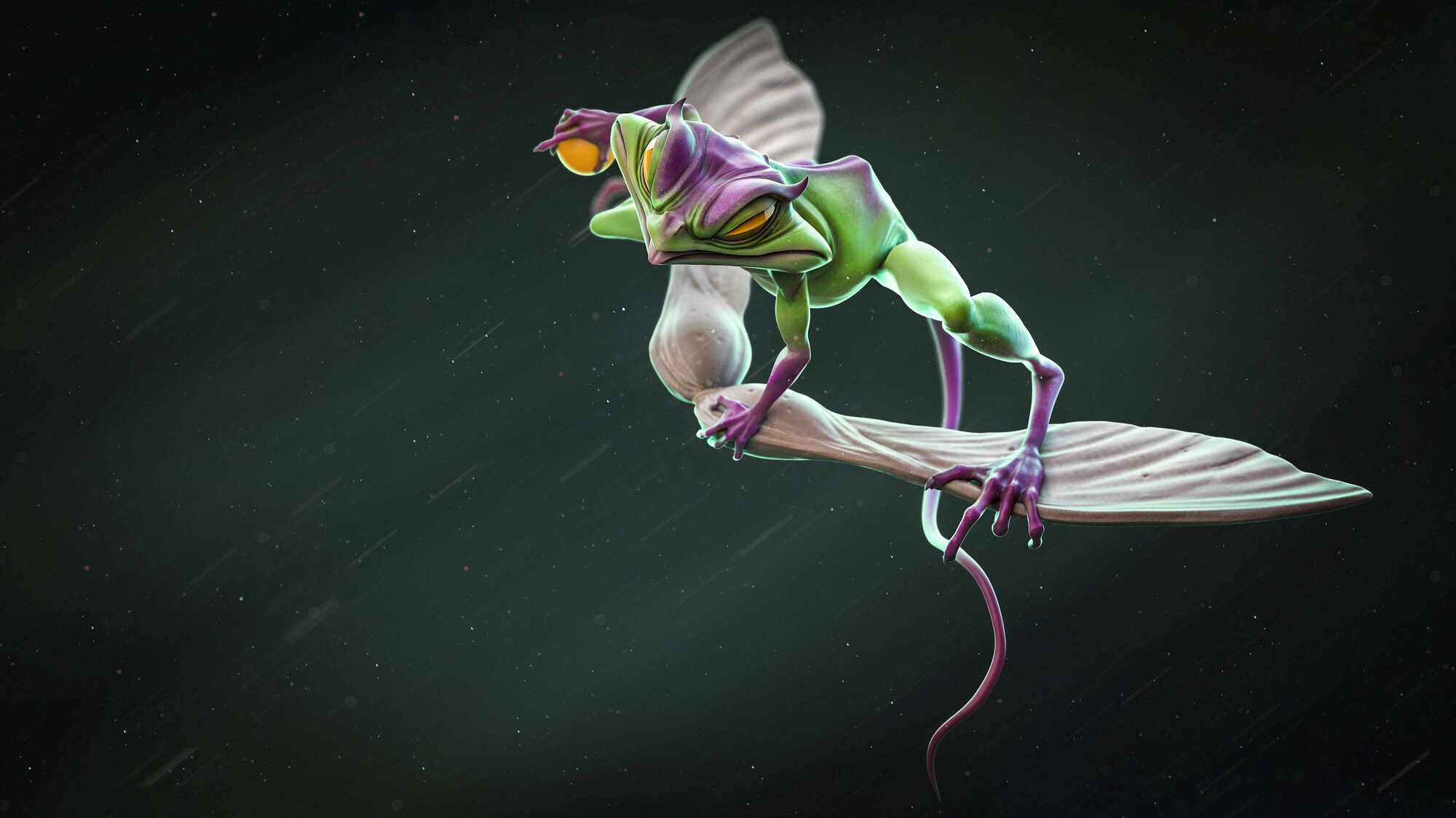 Green Goblin Frog - ZBrushCentral