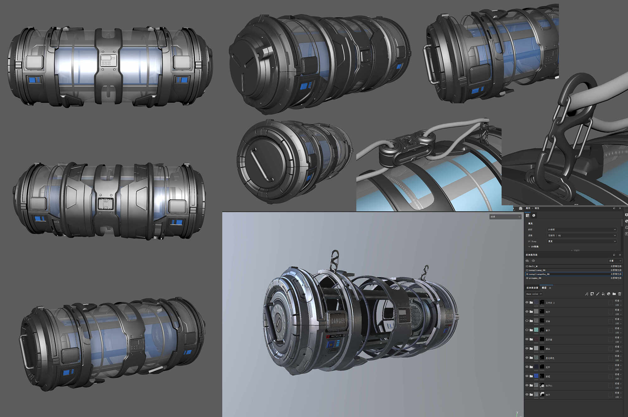 Blue haired girl-UE5 - ZBrushCentral