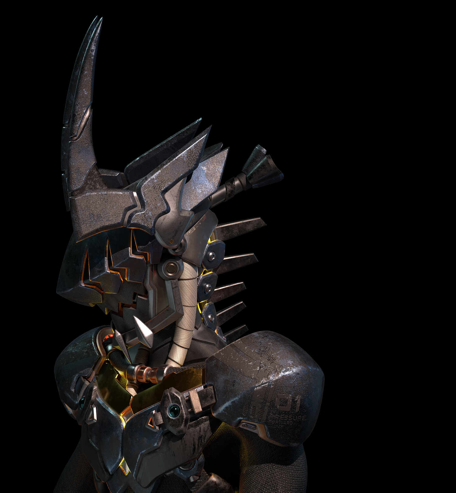 Blue Mecha - ZBrushCentral