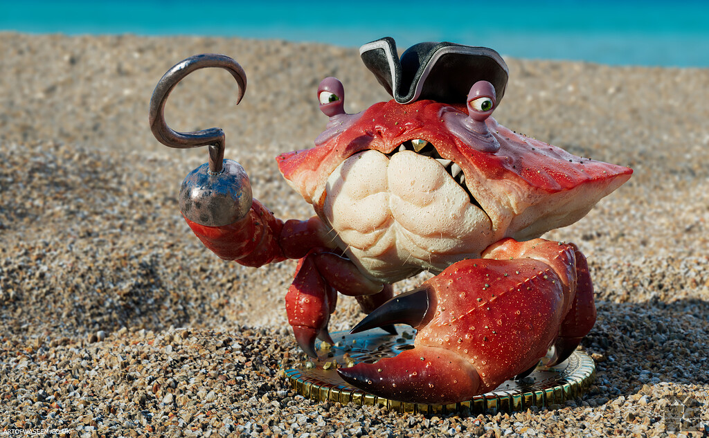 Pirate Crab 🦀 - ZBrushCentral