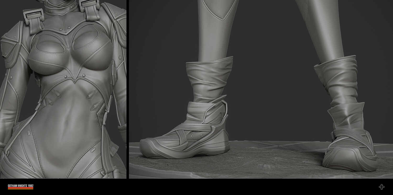 Batgirl 1982 | High poly - ZBrushCentral