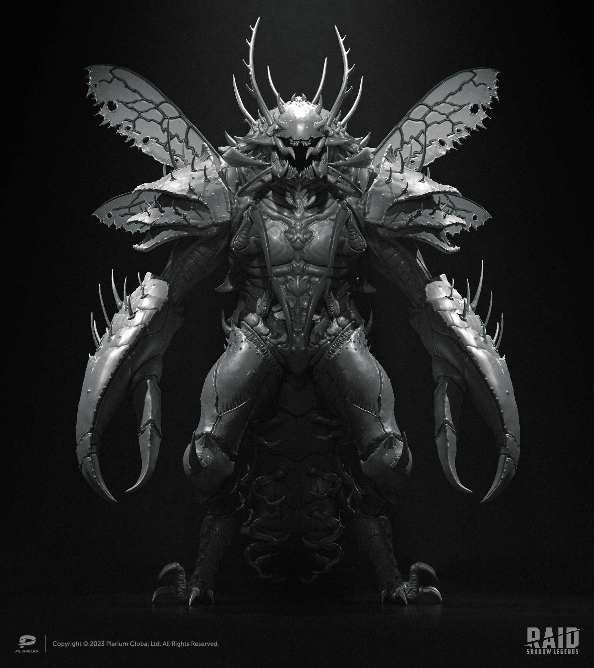 Aphidus the Hivelord. Raid: Shadow Legends - ZBrushCentral