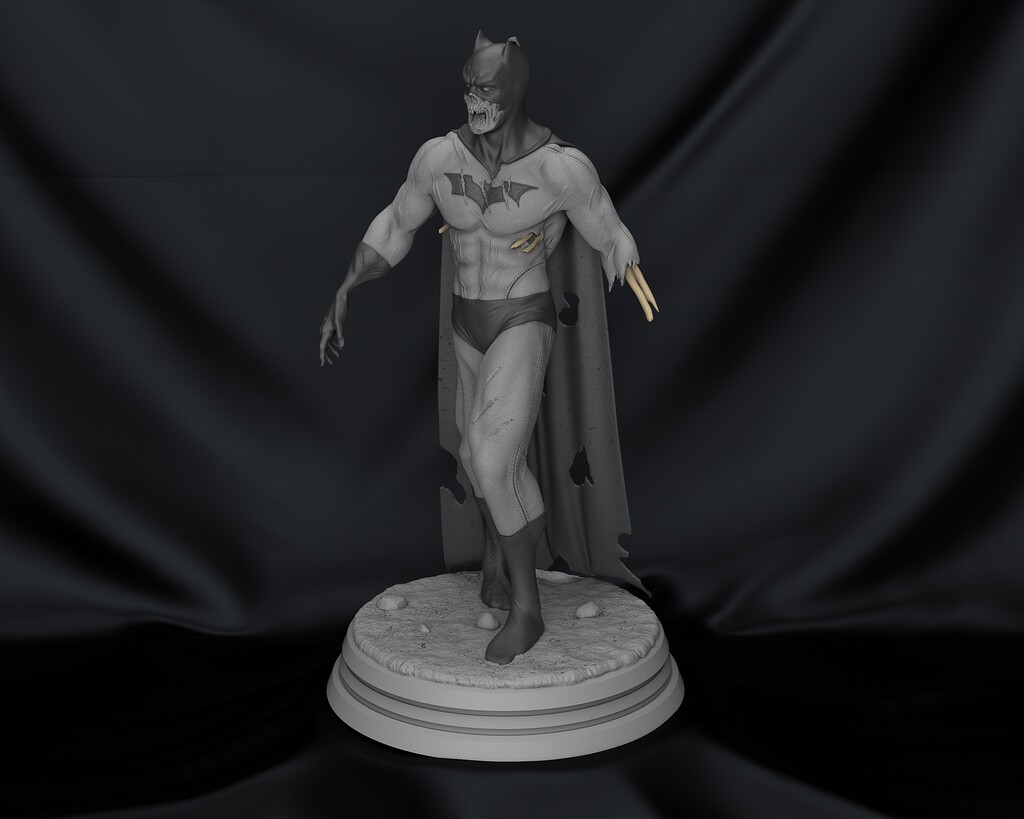 Batman (Zombie) - ZBrushCentral
