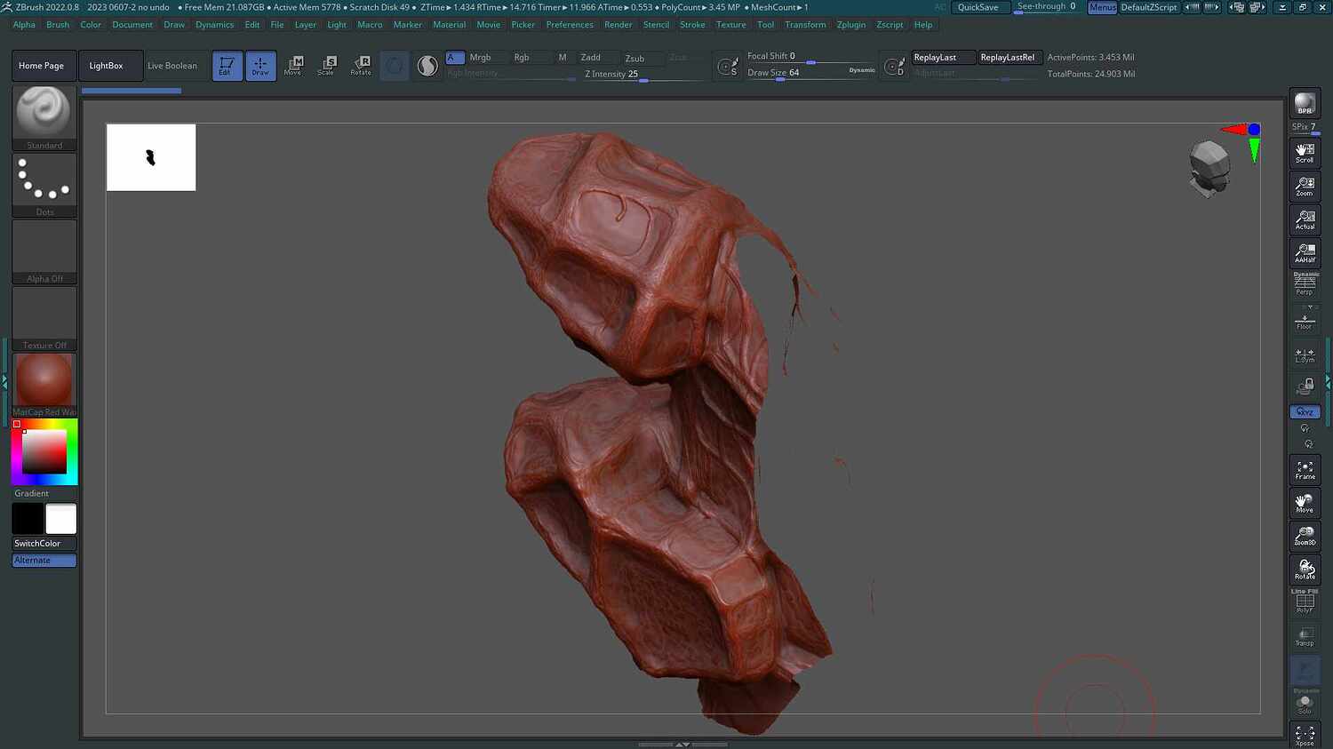 "The rendering is too dark." - ZBrushCentral