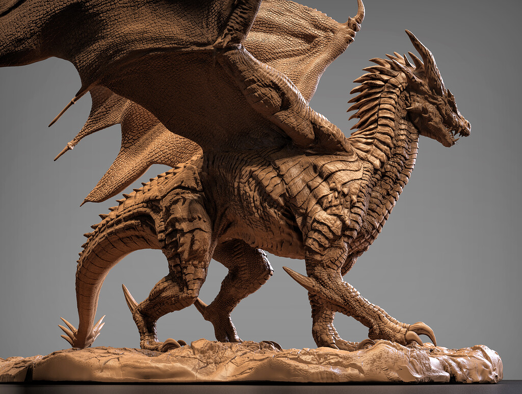 Red Dragon - ZBrushCentral