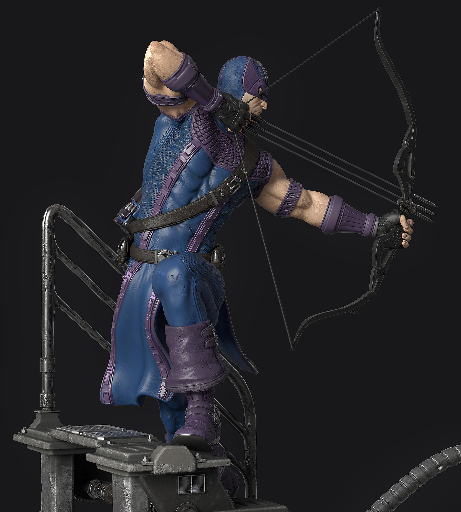 Hawkeye fanart - ZBrushCentral