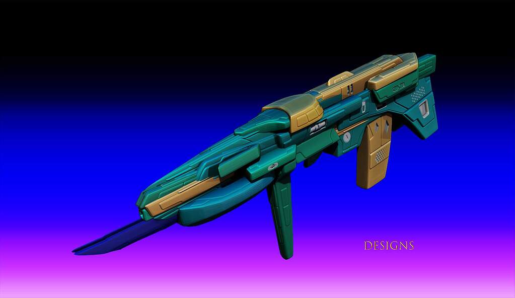 Generative Rifle Design - ZBrushCentral