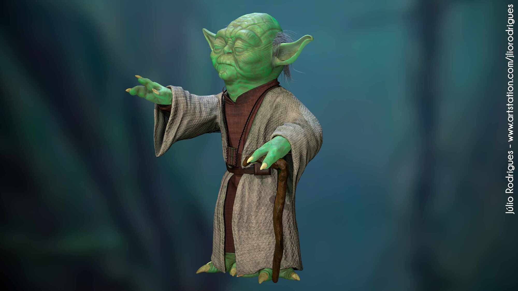 Master Yoda (ESB) - Game Ready Character - ZBrushCentral