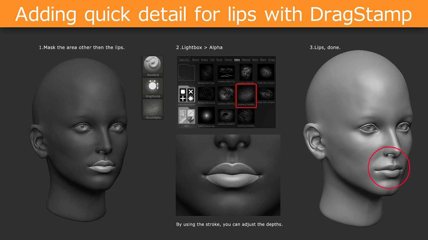 ZBrush Extra Tips - #28 by Pixo_Daisuke - ZBrushCentral