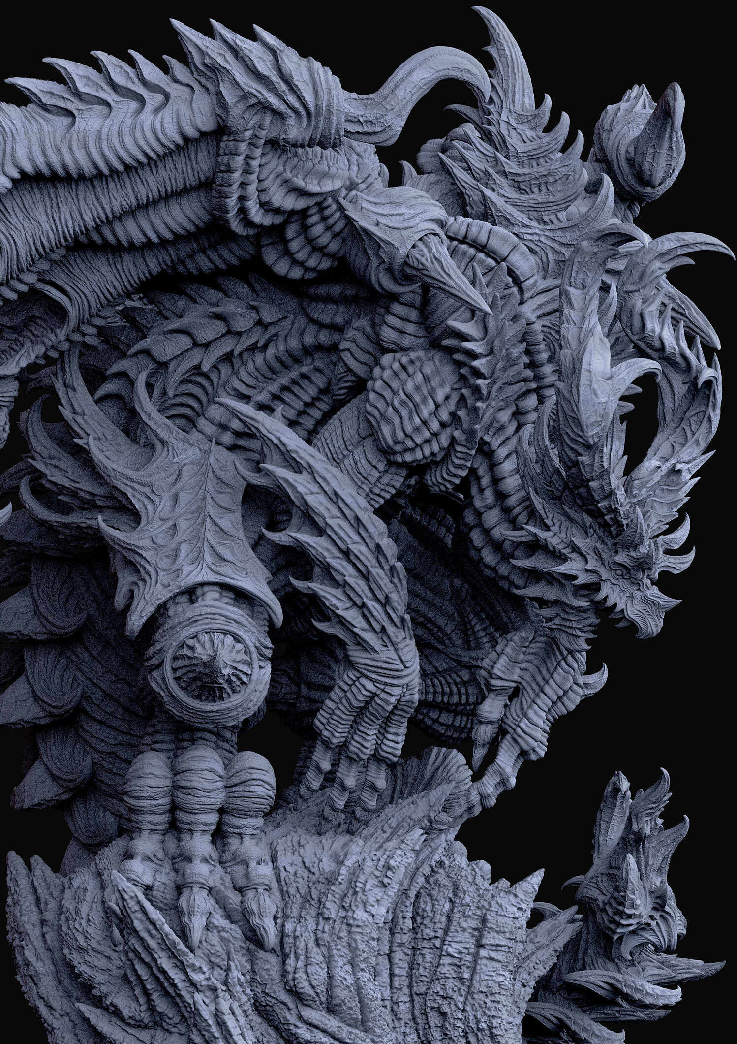 Dragon Figure 3D print model - ZBrushCentral