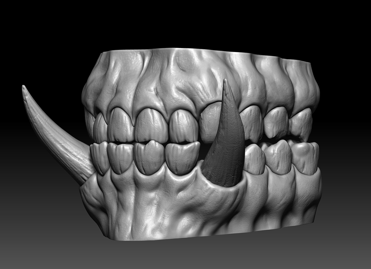 Teeth of Orc - ZBrushCentral