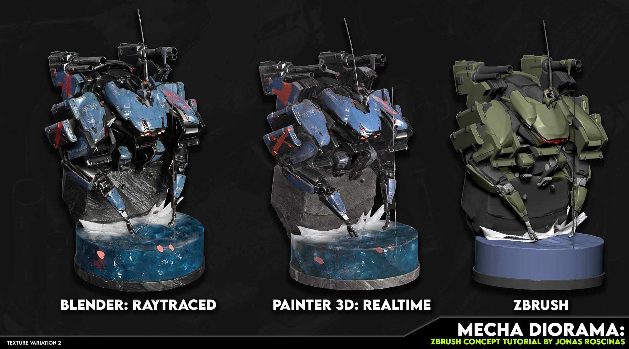Mecha Diorama: Zbrush Concept Tutorial by Jonas Roscinas - ZBrushCentral