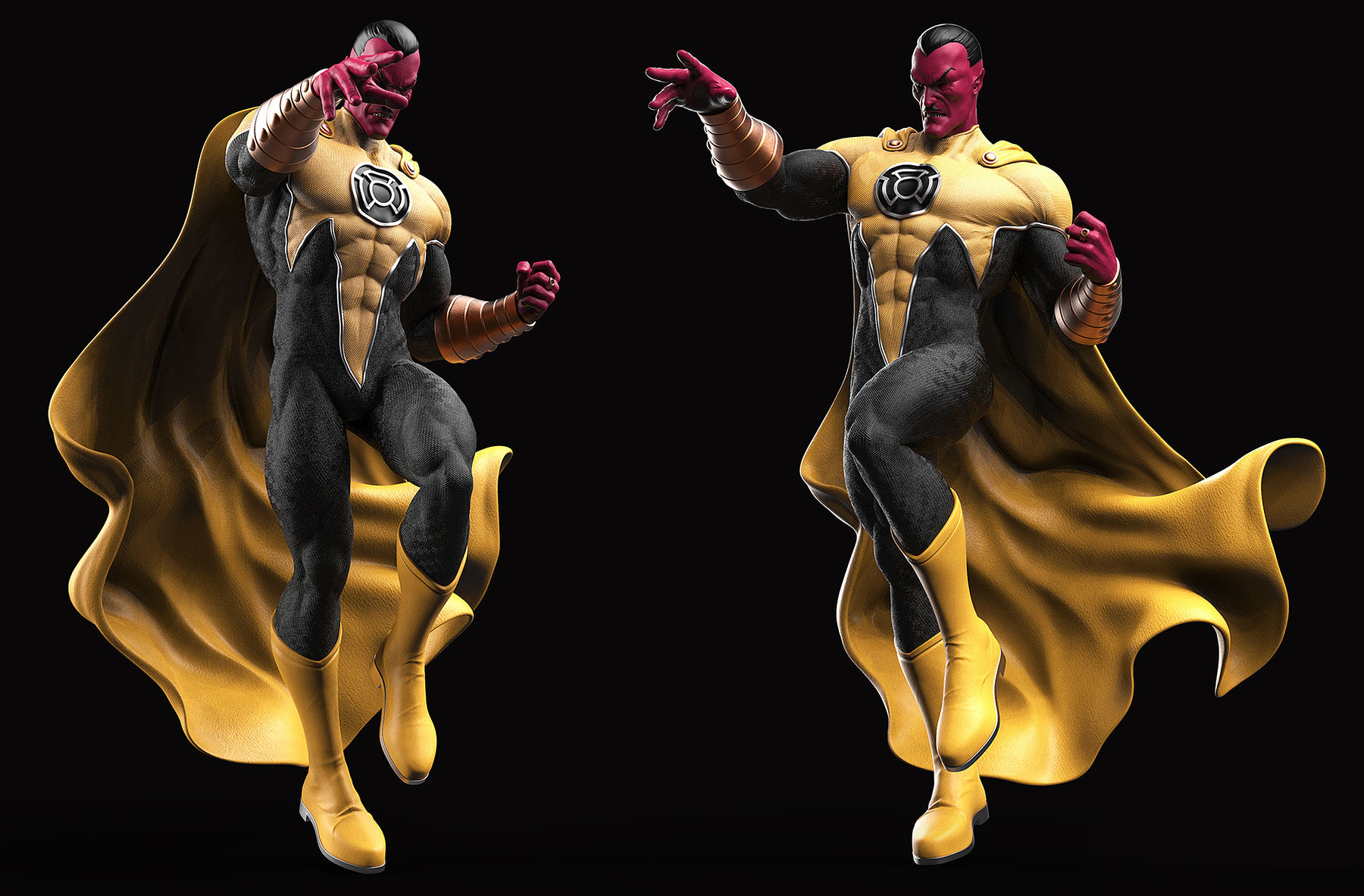 SINESTRO DC COMICS FANART - ZBrushCentral