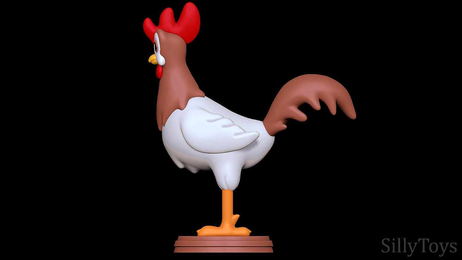 Chicken Boo - Animaniacs 3D print model - ZBrushCentral