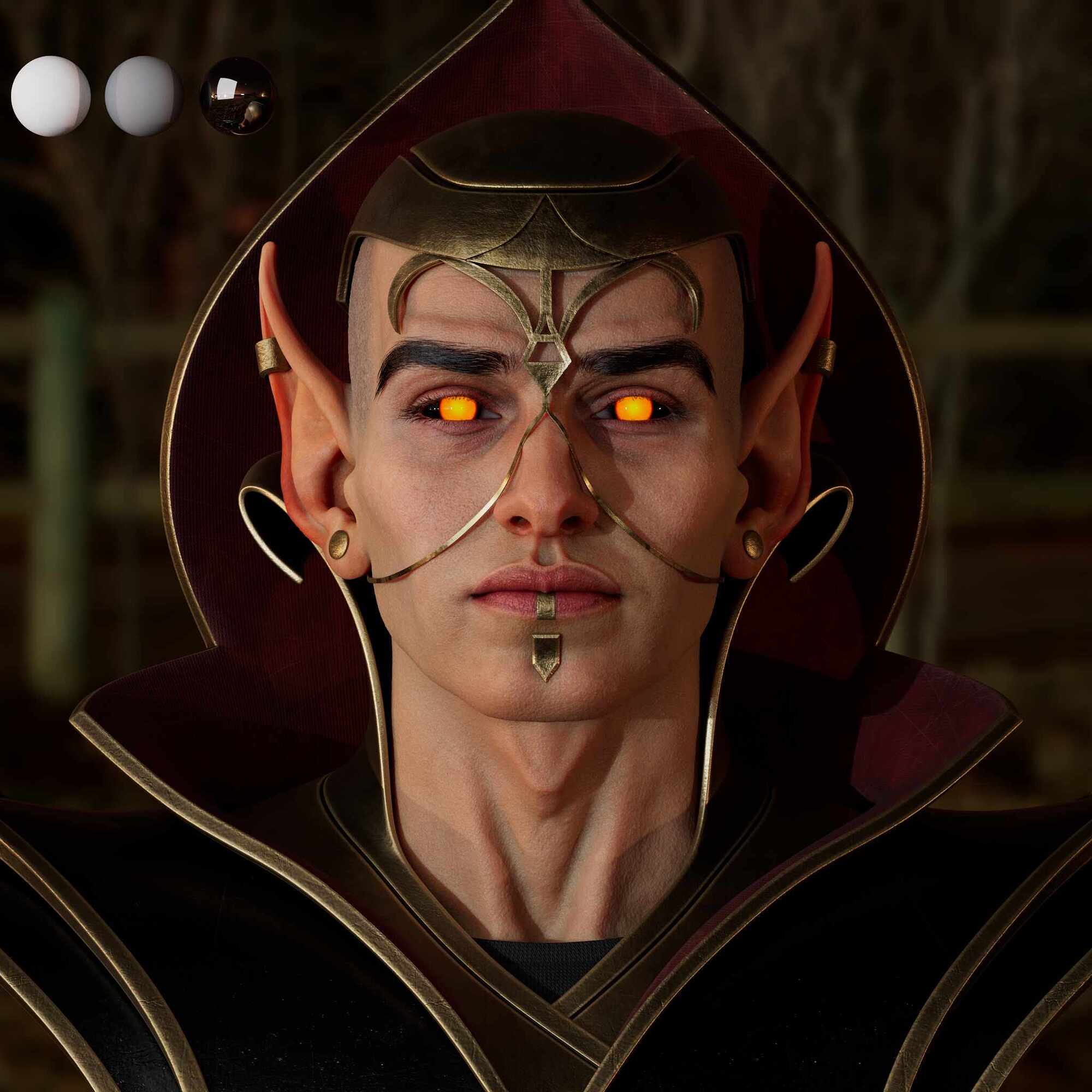Astral Elf Portrait - ZBrushCentral