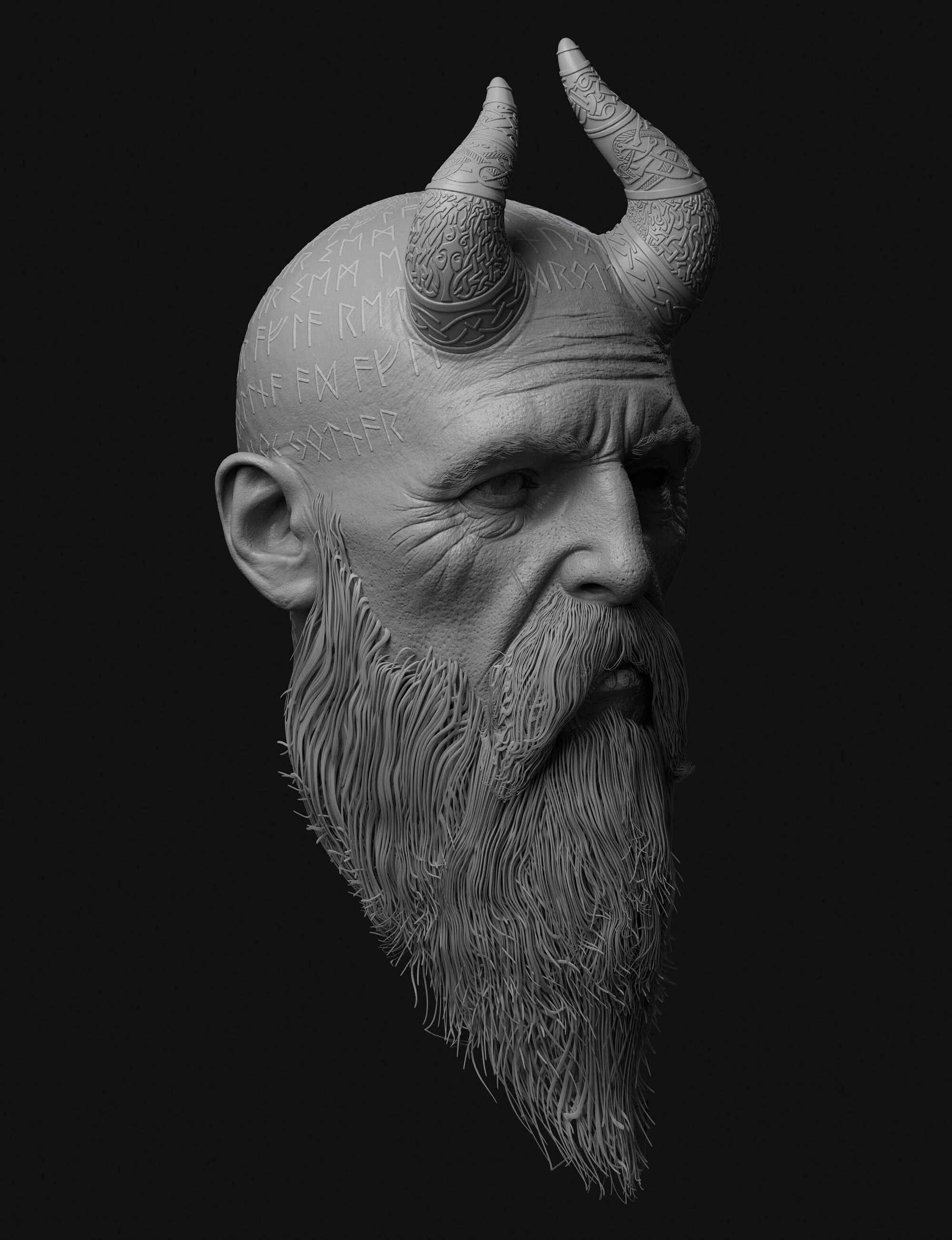 God od war - Mimir - ZBrushCentral