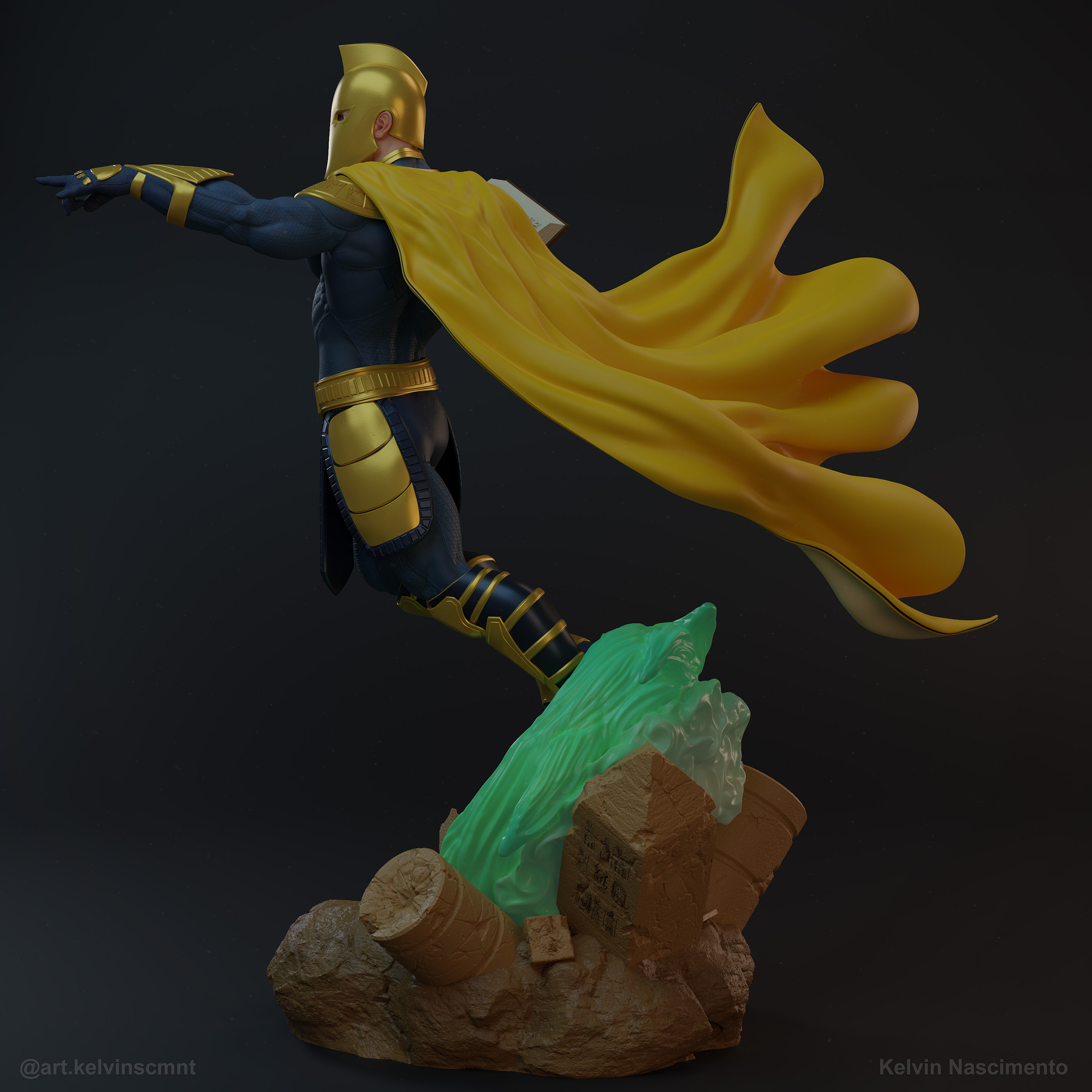 Dr. Fate - Fan Art Statue - ZBrushCentral